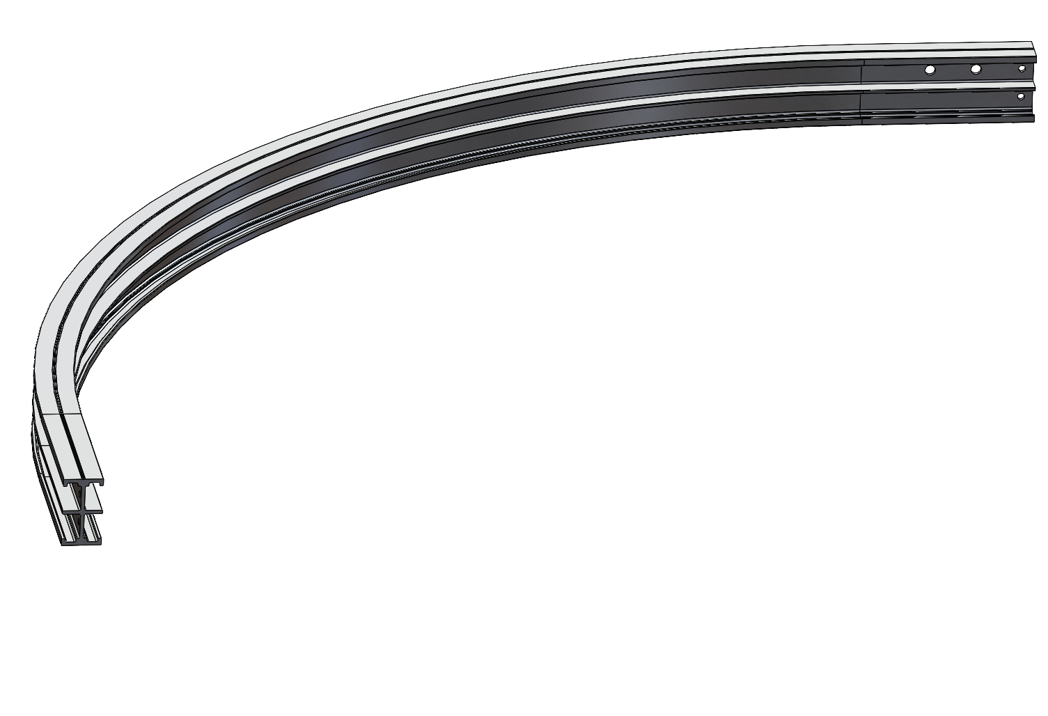 Case Study - Curved Rail for Lighting Fixtures | White Horse CAD Limited